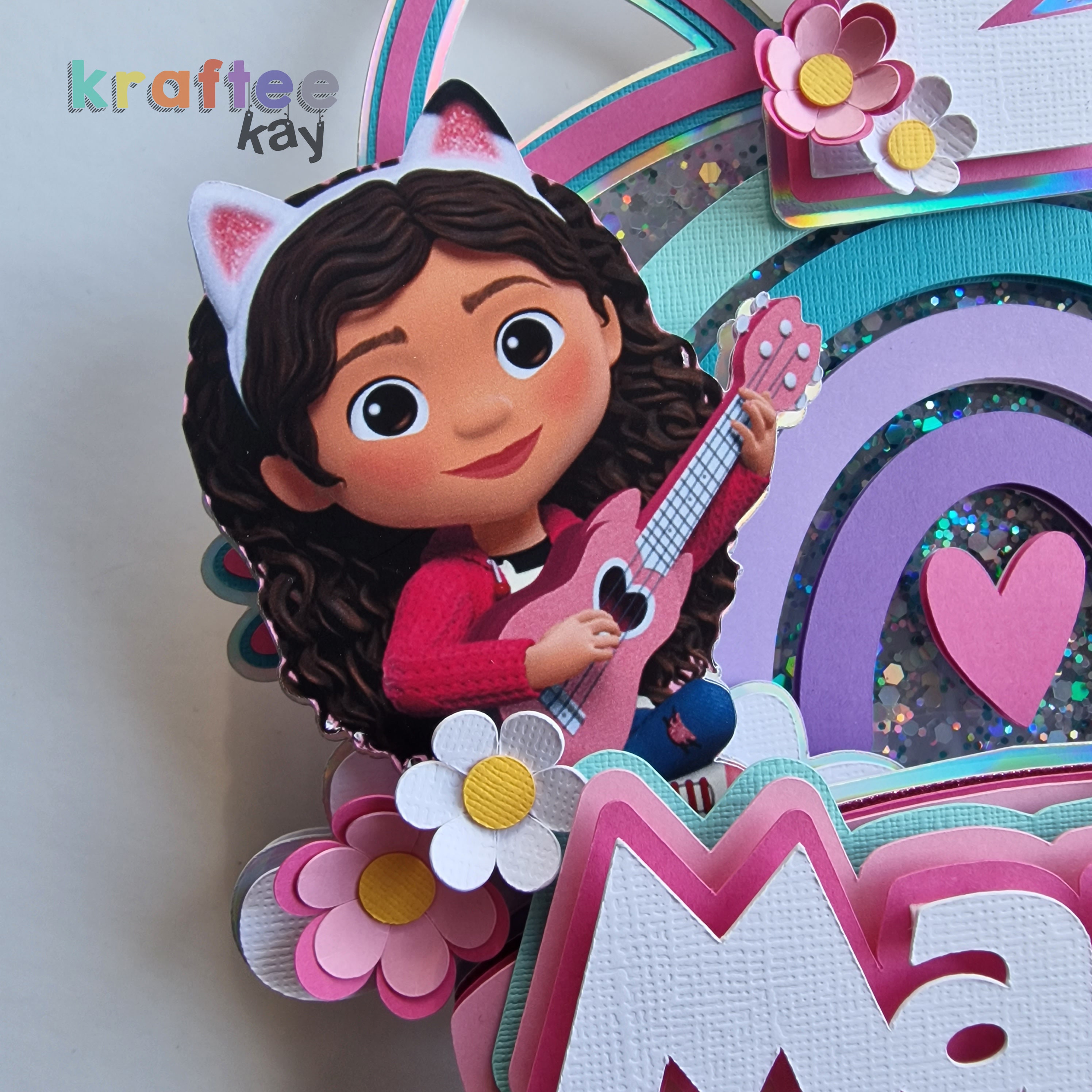 Custom Gabby's Dollhouse Cake Topper Birthday Cake - Etsy Australia