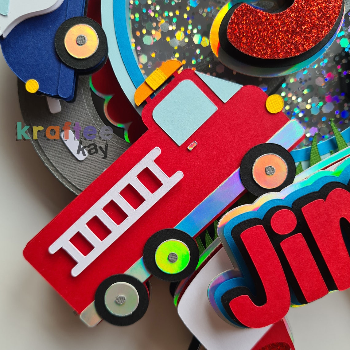 Custom Emergency Vehicle Cake Topper Birthday Cake Topper - Etsy UK