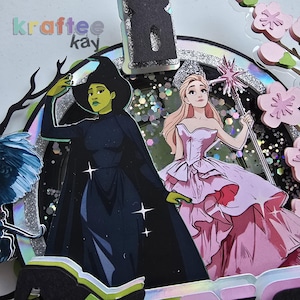 Wicked Cake Topper | Glinda & Elphaba Birthday Decor | Musical Party ...