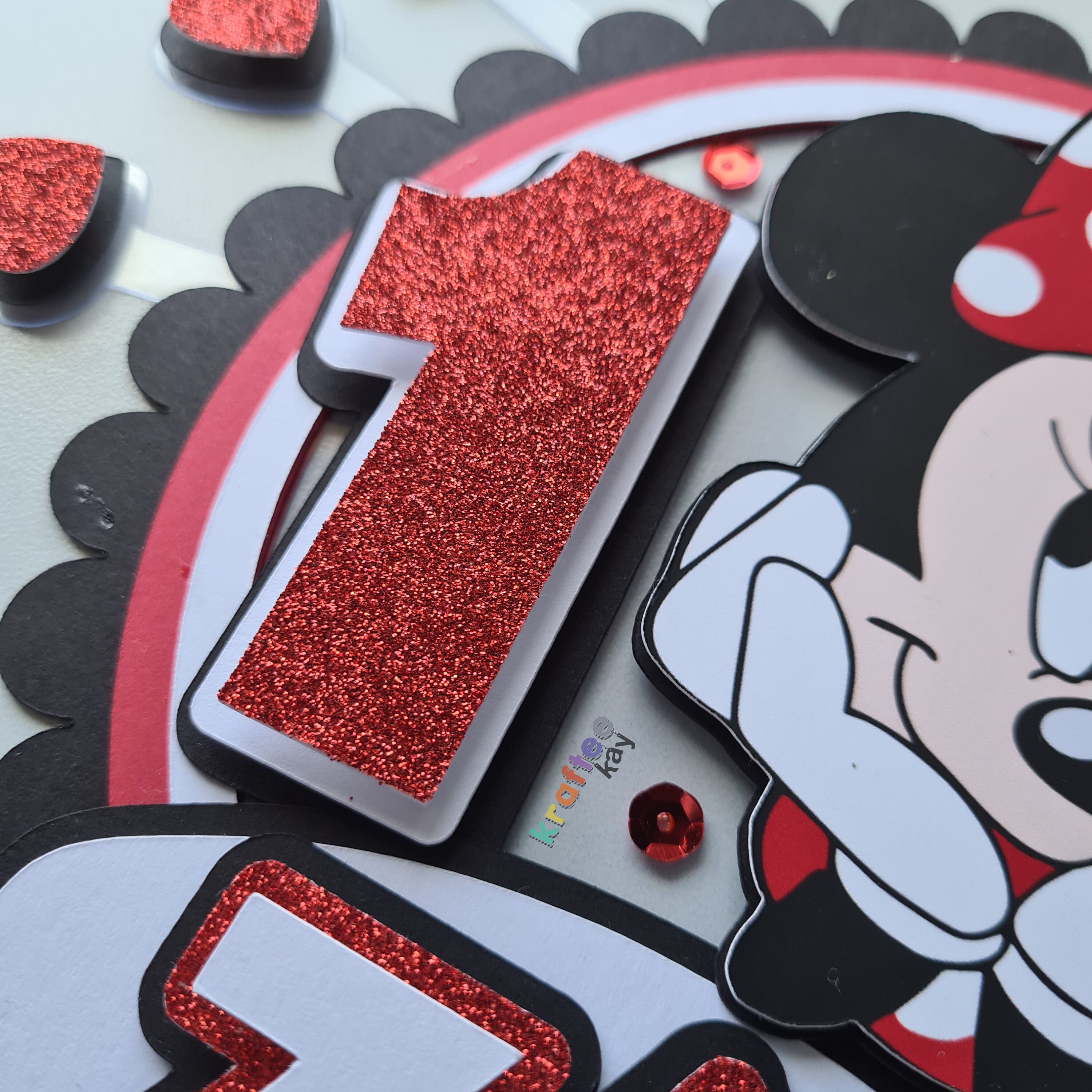 Custom Minnie Mouse Cake Topper Birthday Cake Topper - Etsy