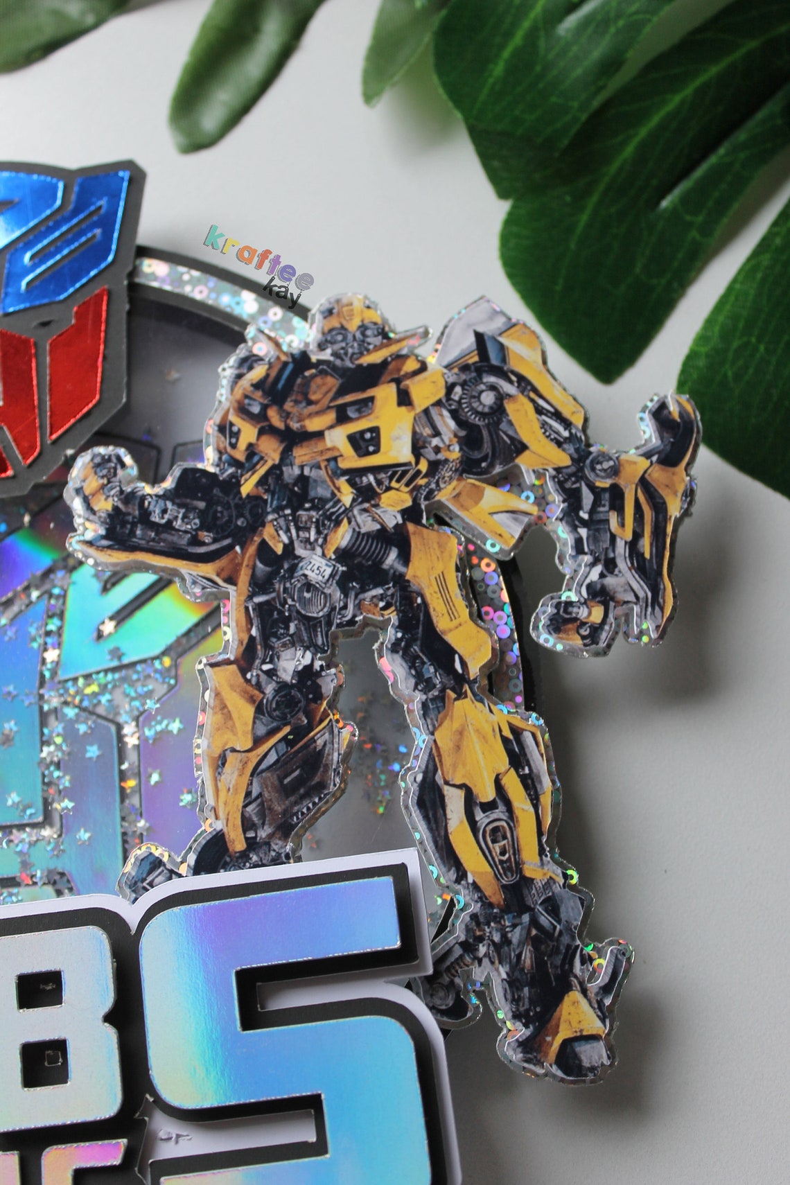 Custom Transformers Cake Topper Birthday Cake Topper | Etsy