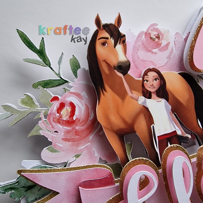 Custom Spirit Cake Topper, Birthday Cake Topper, Personalize Age and ...