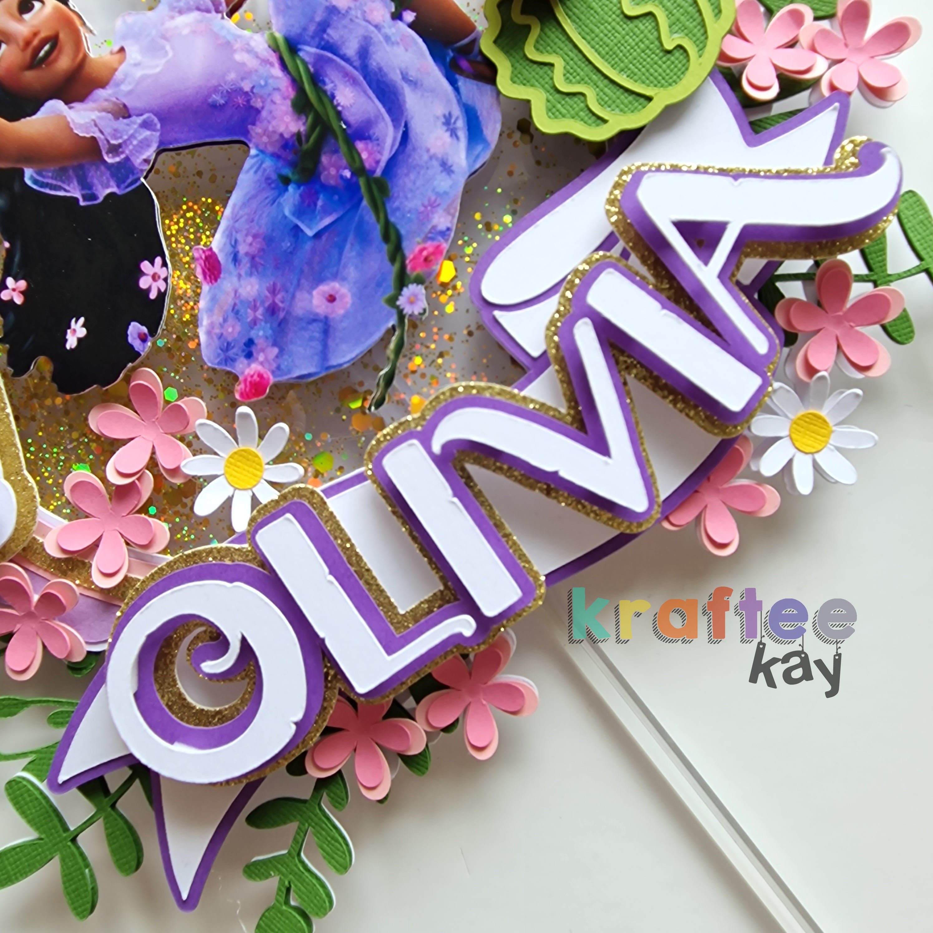Custom Encanto Cake Topper Birthday Cake Topper Personalize - Etsy UK