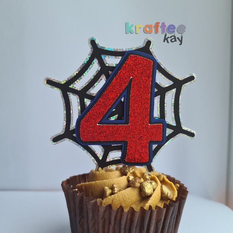 Spiderman Cupcake Toppers, Super Hero Cupcake Toppers - Etsy