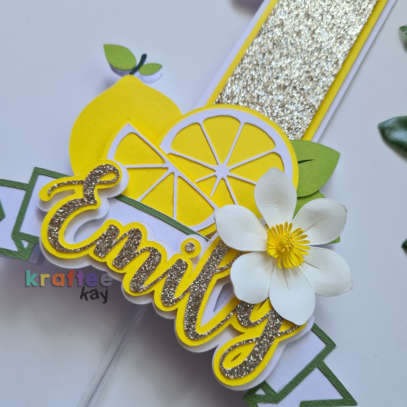 Custom Lemon Cake Topper First Birthday Cake Topper - Etsy