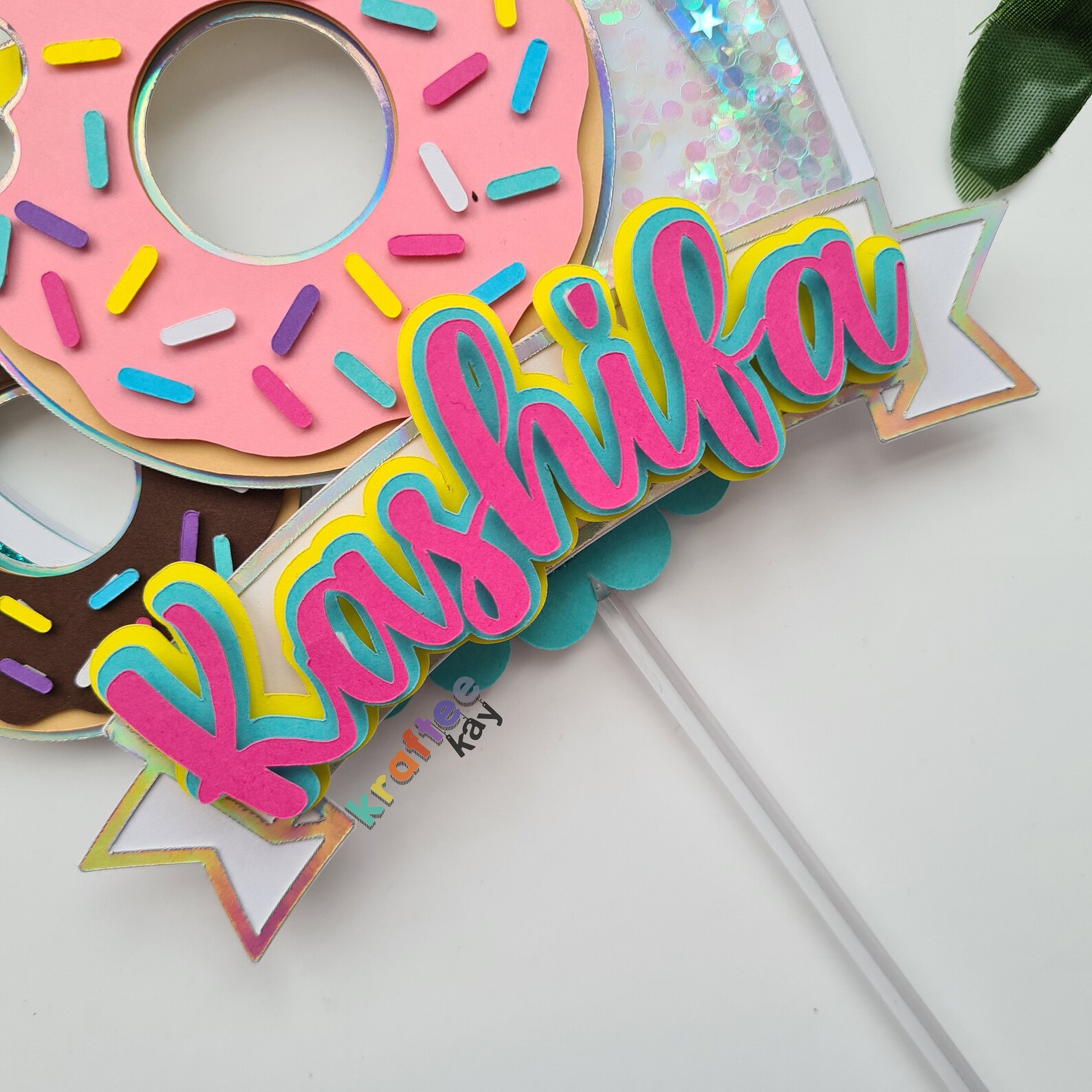 Custom Donut Cake Topper Birthday Cake Topper Donut Get Old - Etsy UK