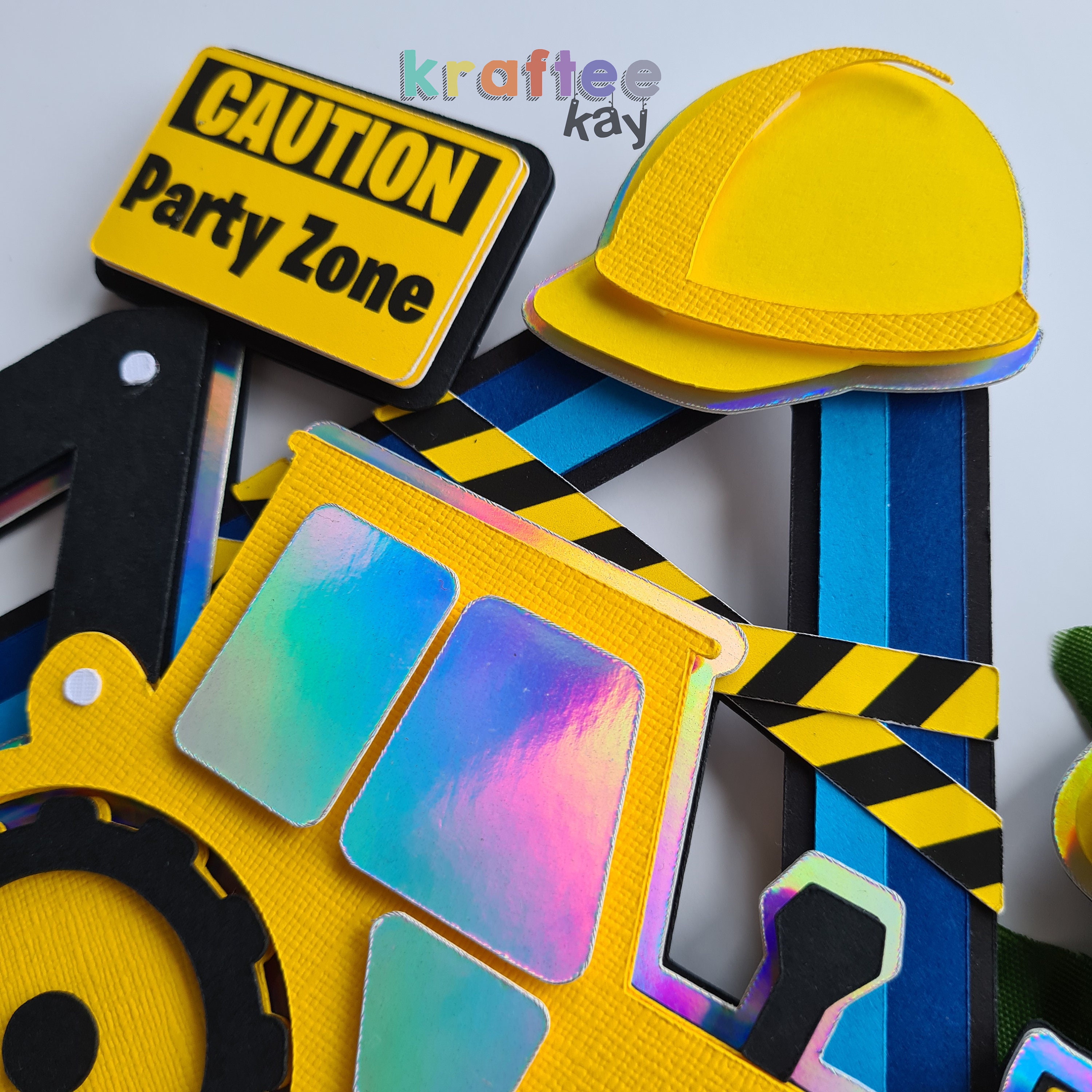 Topper de pastel de construcción personalizado Topper de - Etsy España