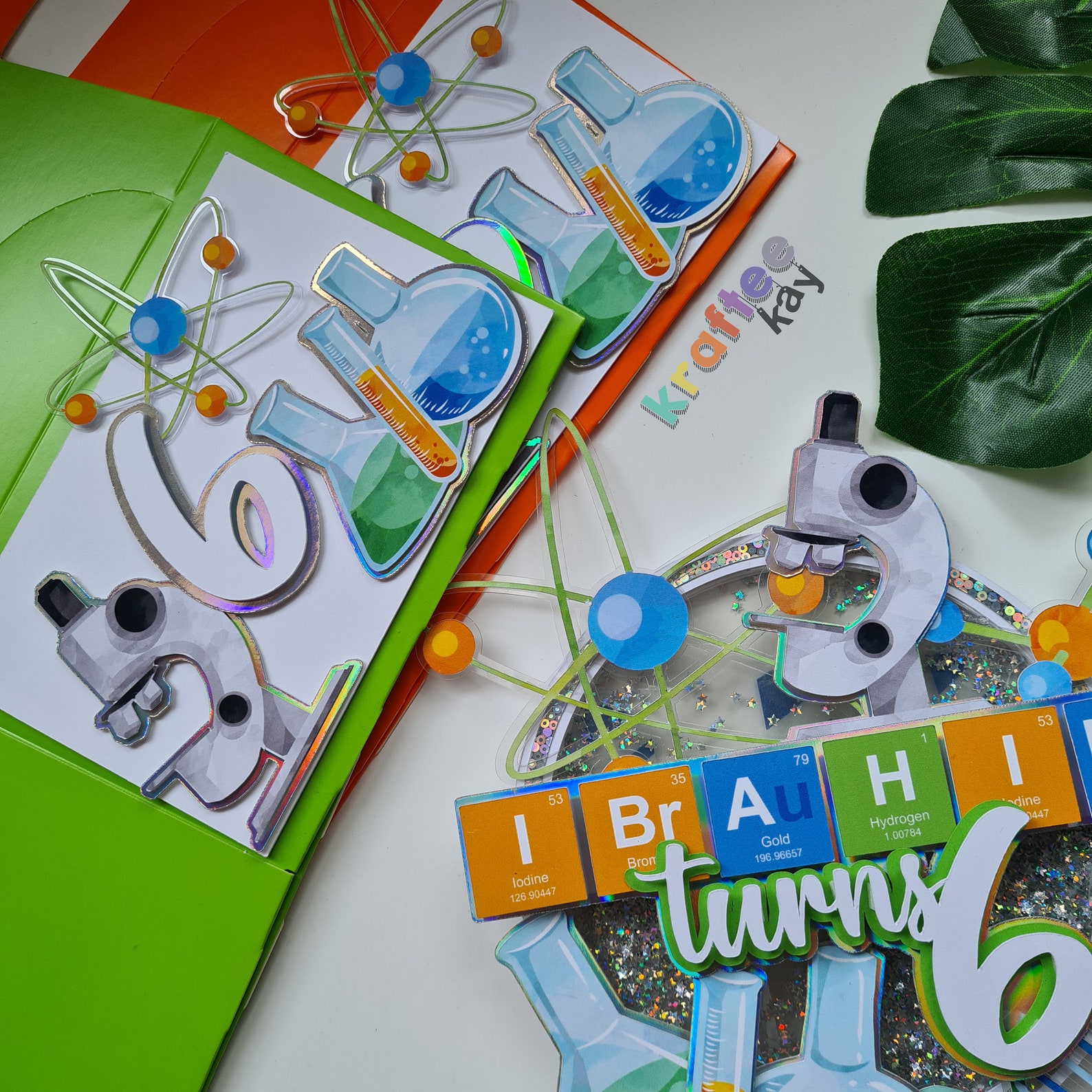 Custom Science Cake Topper Birthday Cake Topper Personalize - Etsy UK