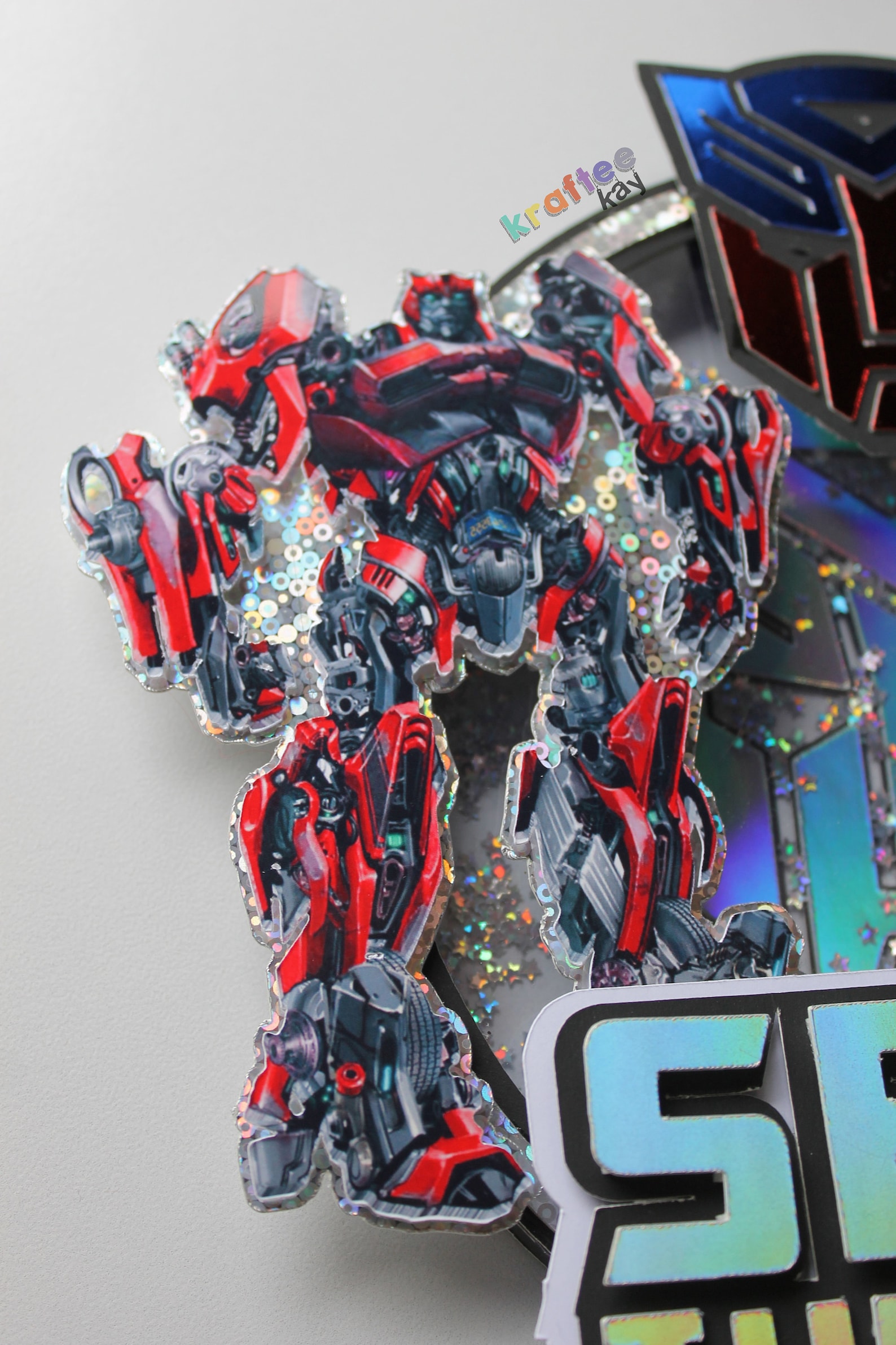 Custom Transformers Cake Topper Birthday Cake Topper | Etsy