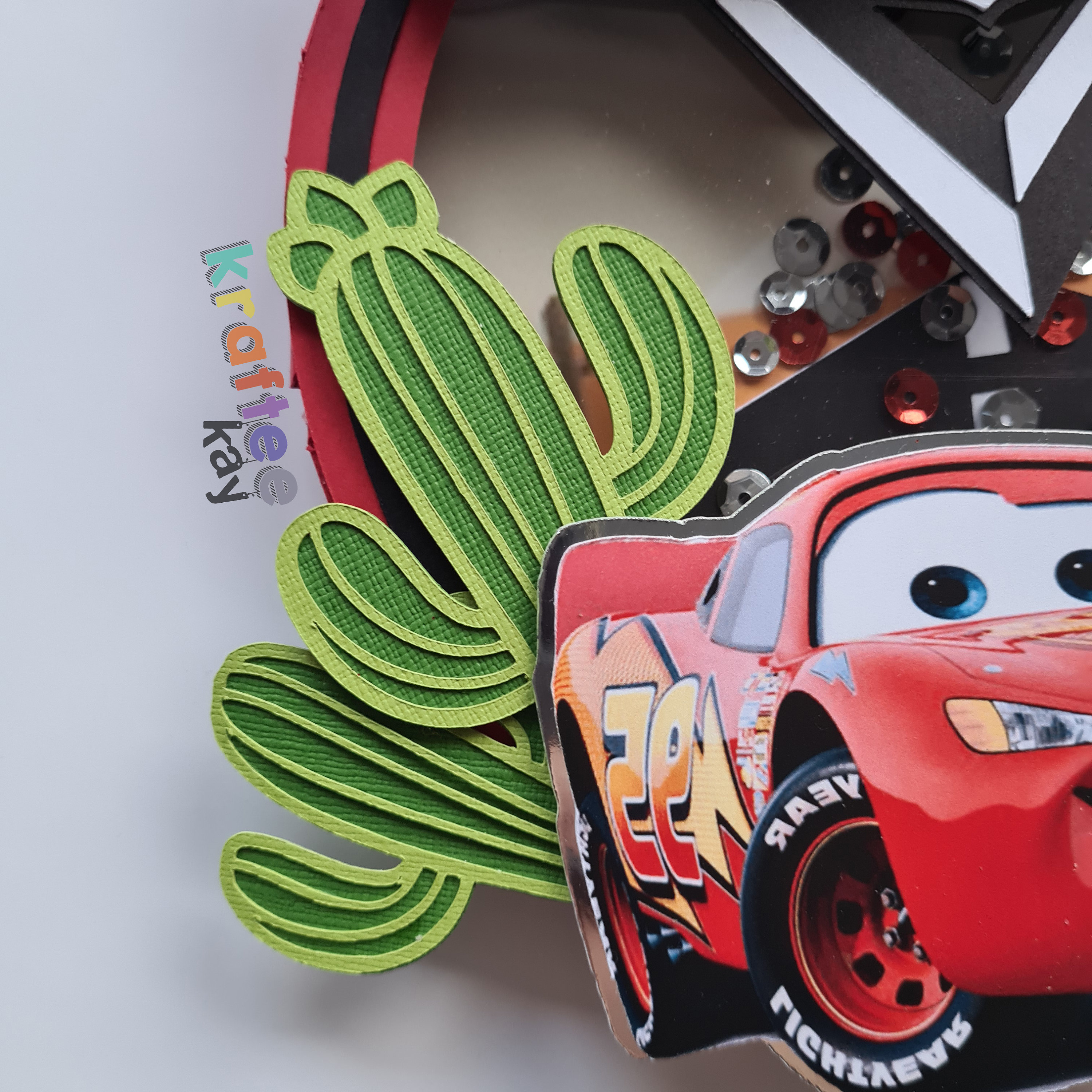 Custom Cars Cake Topper, Birthday Cake Topper, Personalize Age and Name ...