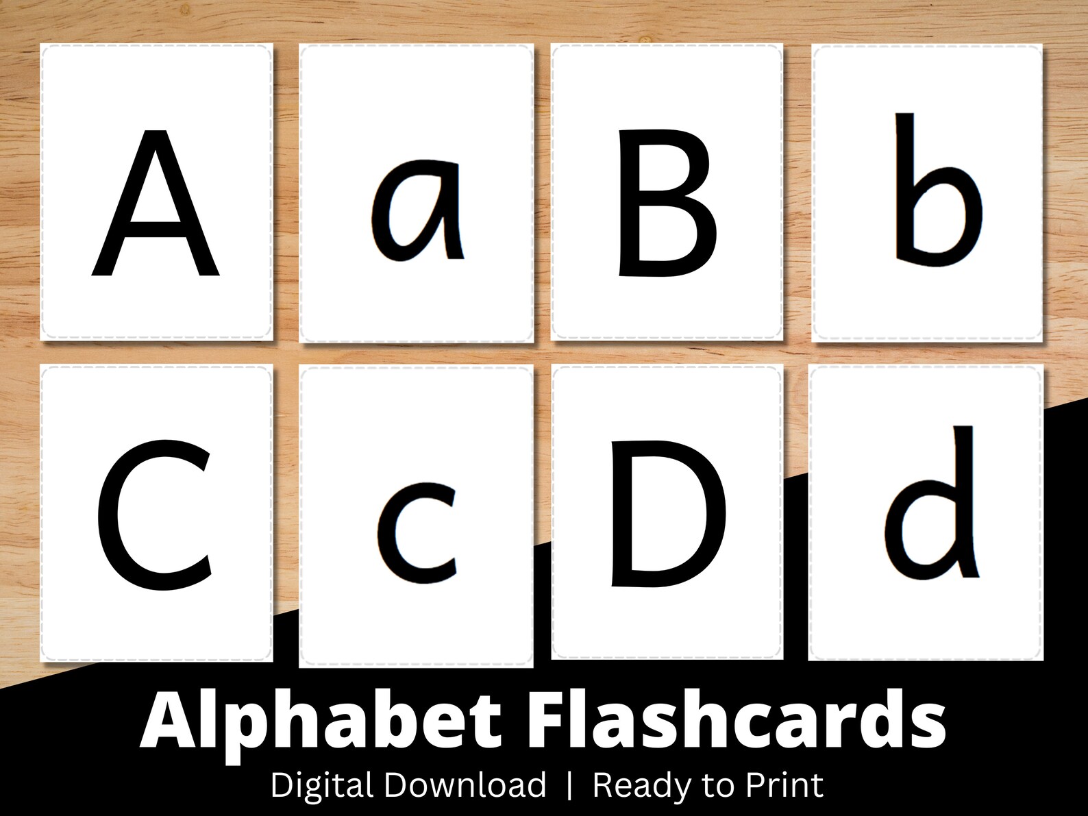 ABC Flash Cards. Printable. Uppercase Lowercase. Alphabet Cards. Pre-k ...