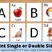 ABC Flash Cards. Alphabet Practice. Letter Sounds. Learning Materials ...