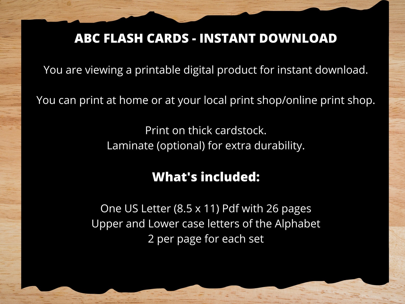 ABC Flash Cards. Printable. Uppercase Lowercase. Alphabet Cards. Pre-k ...