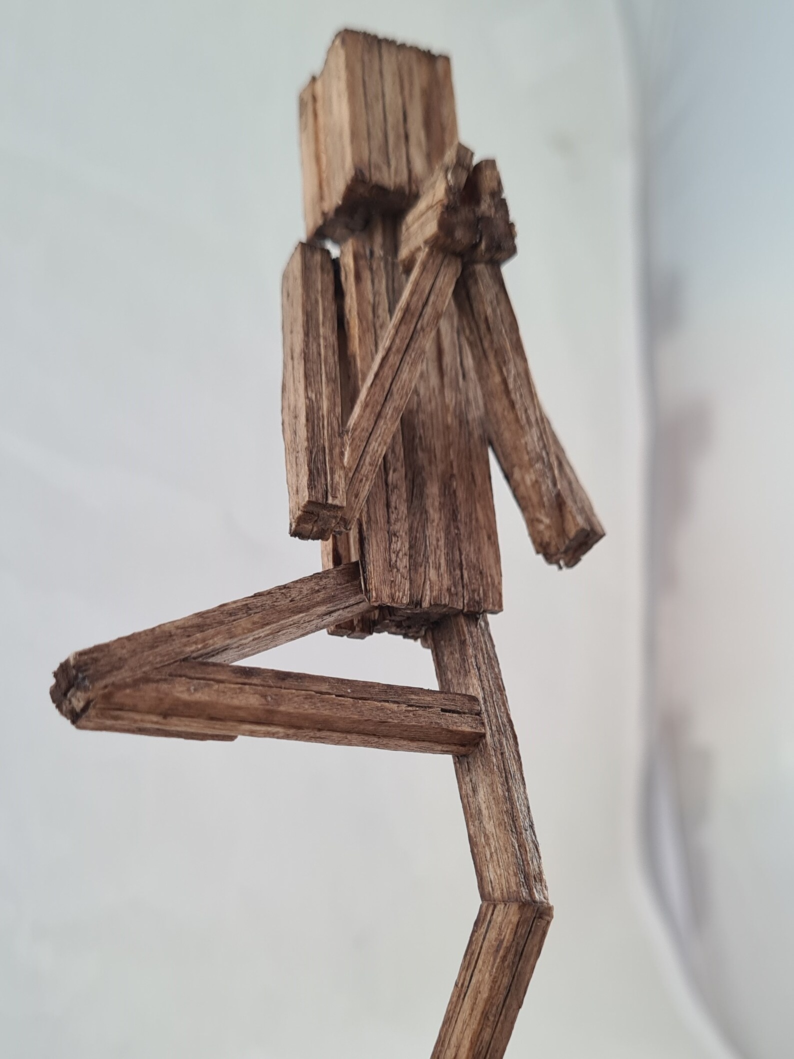 Tree Pose Yoga Series One Handcrafted Wooden Matchstick Figure by ...