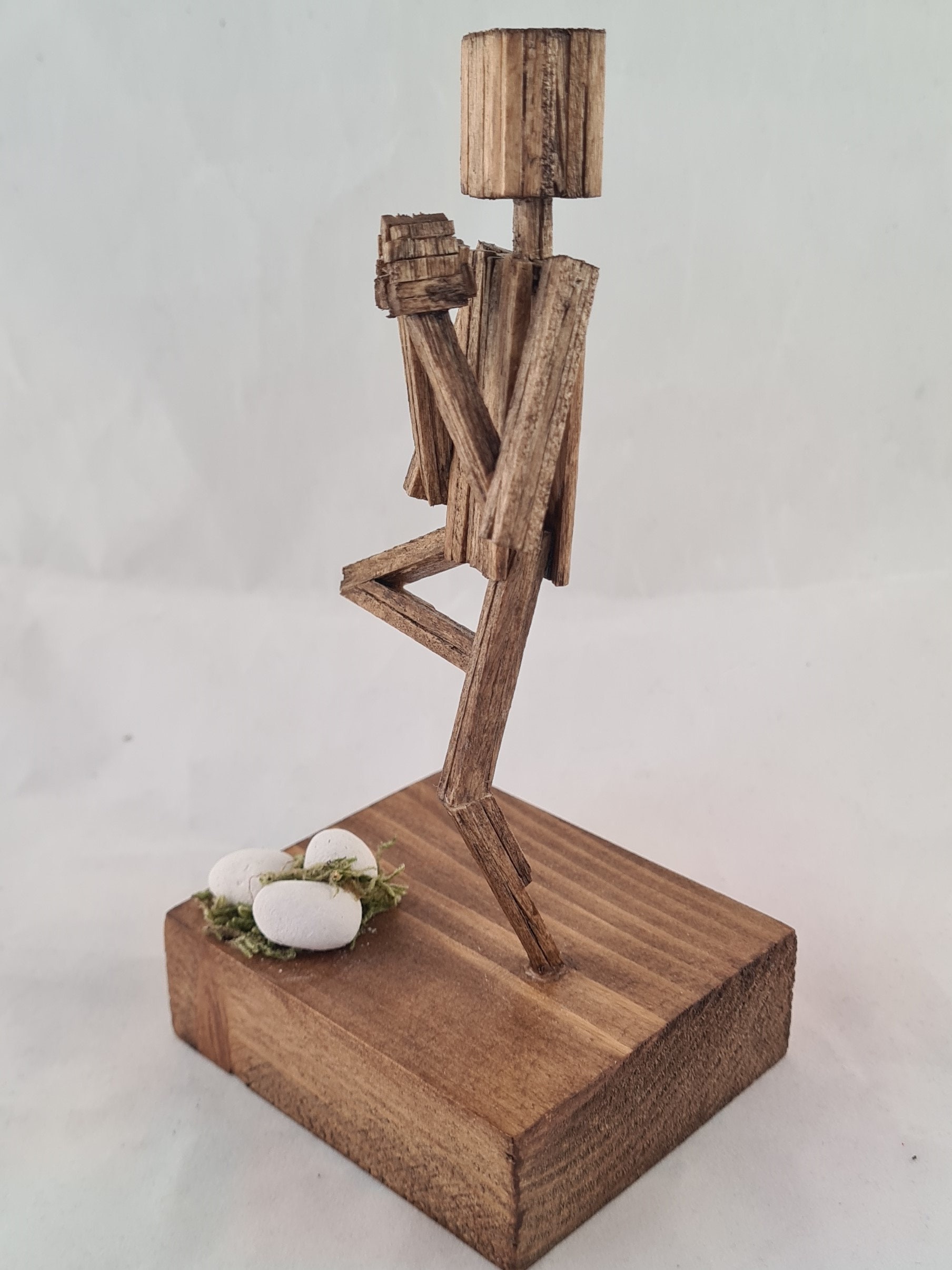 Tree Pose Yoga Series One Handcrafted Wooden Matchstick Figure by ...