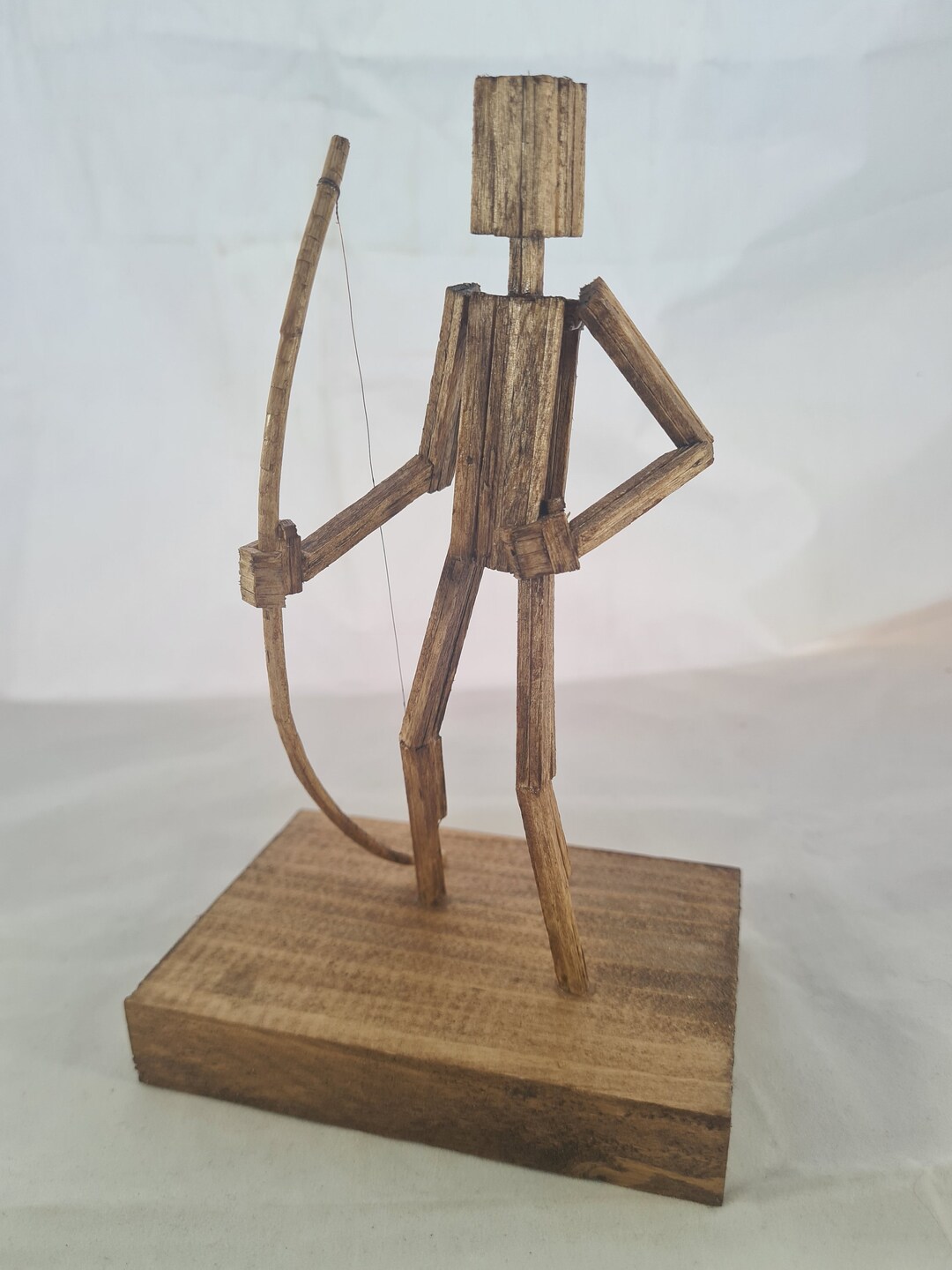 Archer Handcrafted Wooden Matchstick Figure by Tiggidy Designs Unique ...
