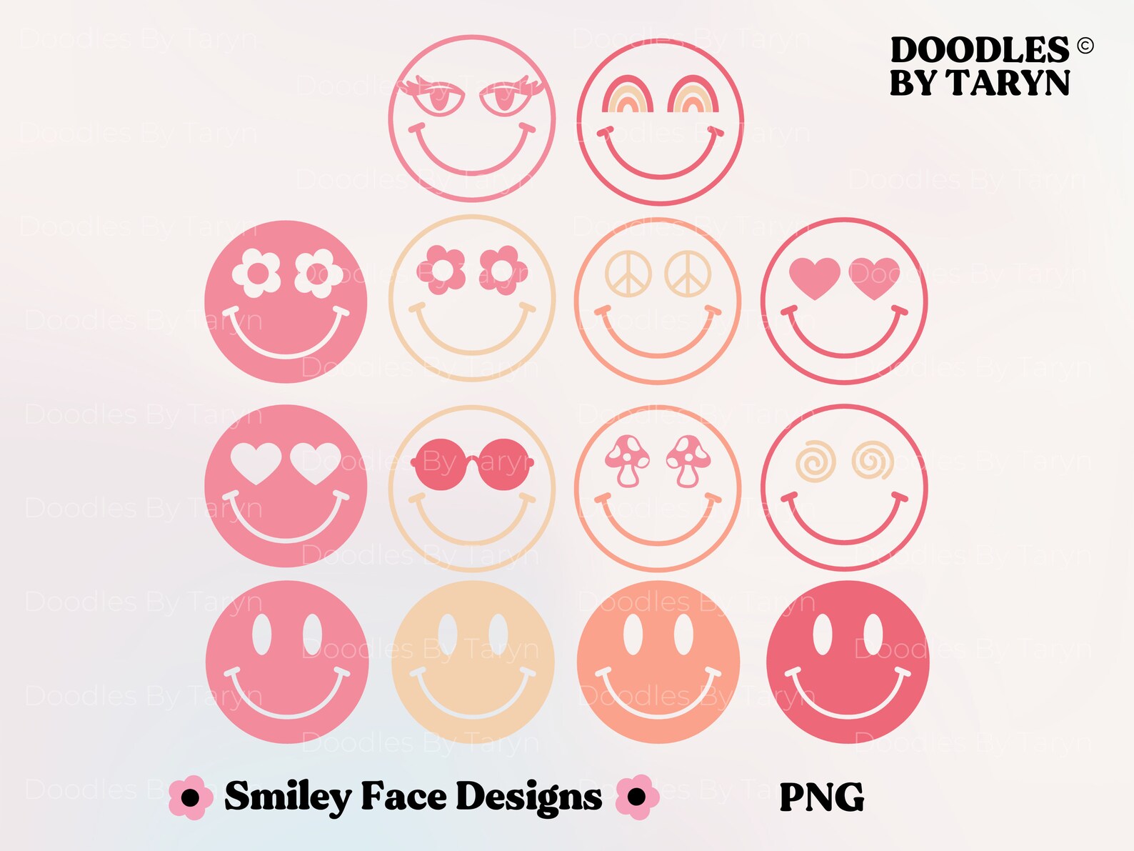 Smiley Face SVG Bundle Smiley Face Bundle Smiley Face PNG - Etsy