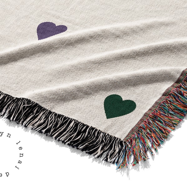 Hearts Blanket - Etsy