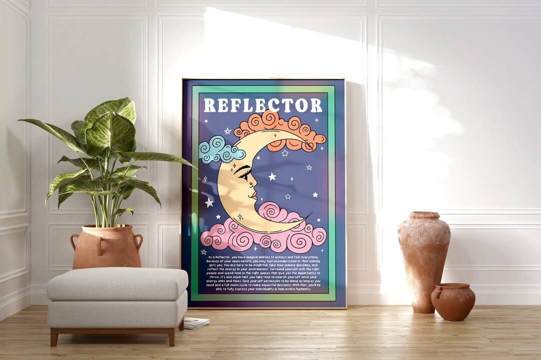 Human Design Wall Print Human Design Reflector Wall Decor Reflector ...