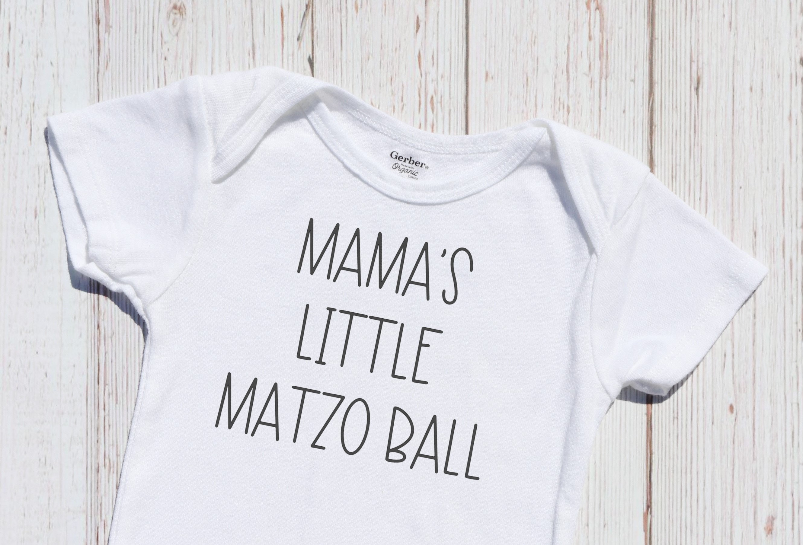 Mama’s Little Matzo Ball Passover Baby Outfit, 1st Passover Seder ...