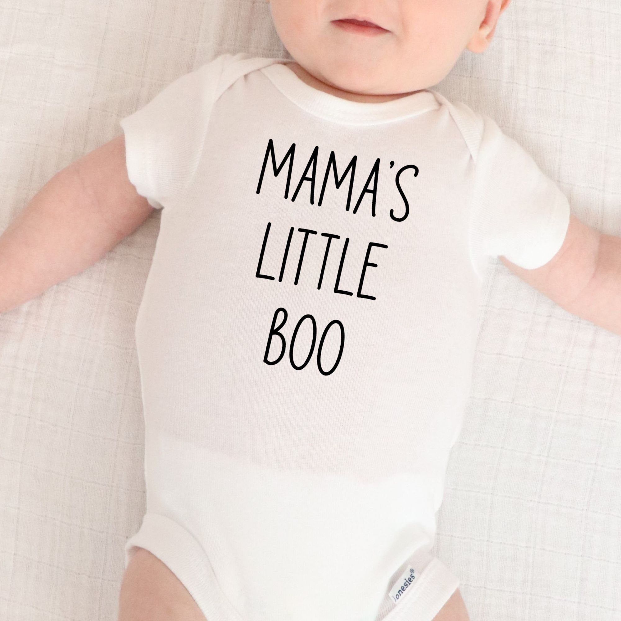 Mama’s Little Boo ONESIES® Bodysuit, 1st Halloween Baby One Piece ...