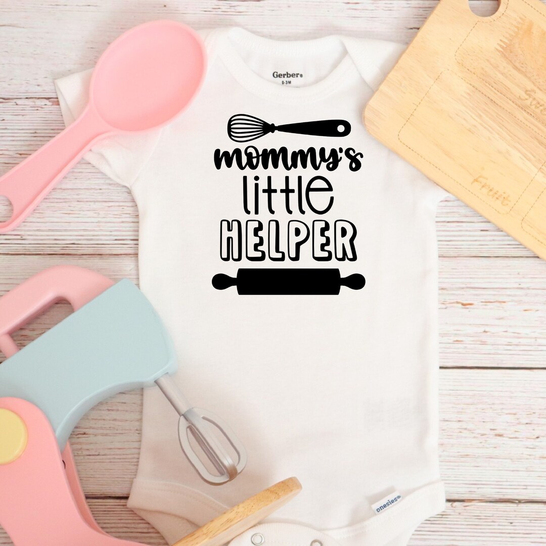 Baking Shirt for Baby, Mommy’s Little Helper Onesies®, Mother’s Day ...