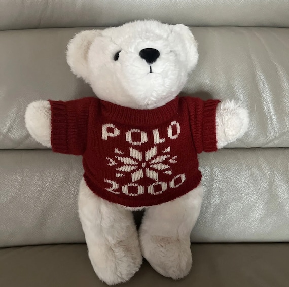 Ralph Lauren Polo Bear Millennium 2000 Jointed Teddy Bear Plush Etsy UK