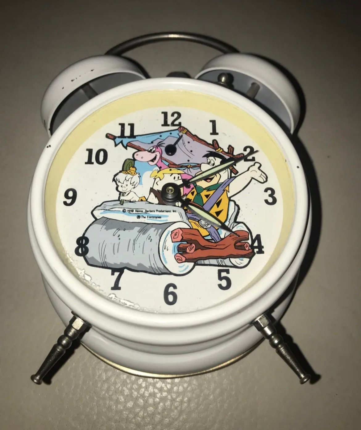 The Flintstones - Vintage Alarm Clock 1990, Rare / Collectible - Etsy UK