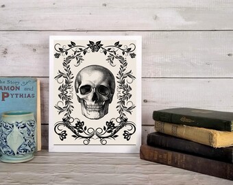 Skull Art Print | Etsy