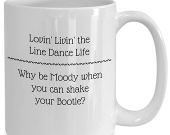 Line Dance Mug | Etsy