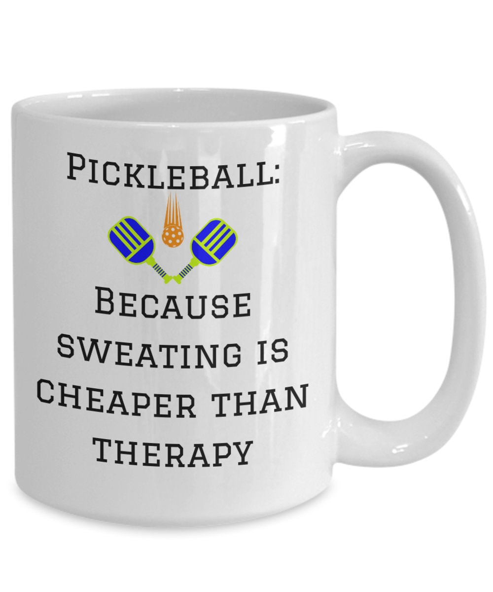 Funny Pickleball Mug, Gift for Pickleballers, Pickleball Coffee Cup ...