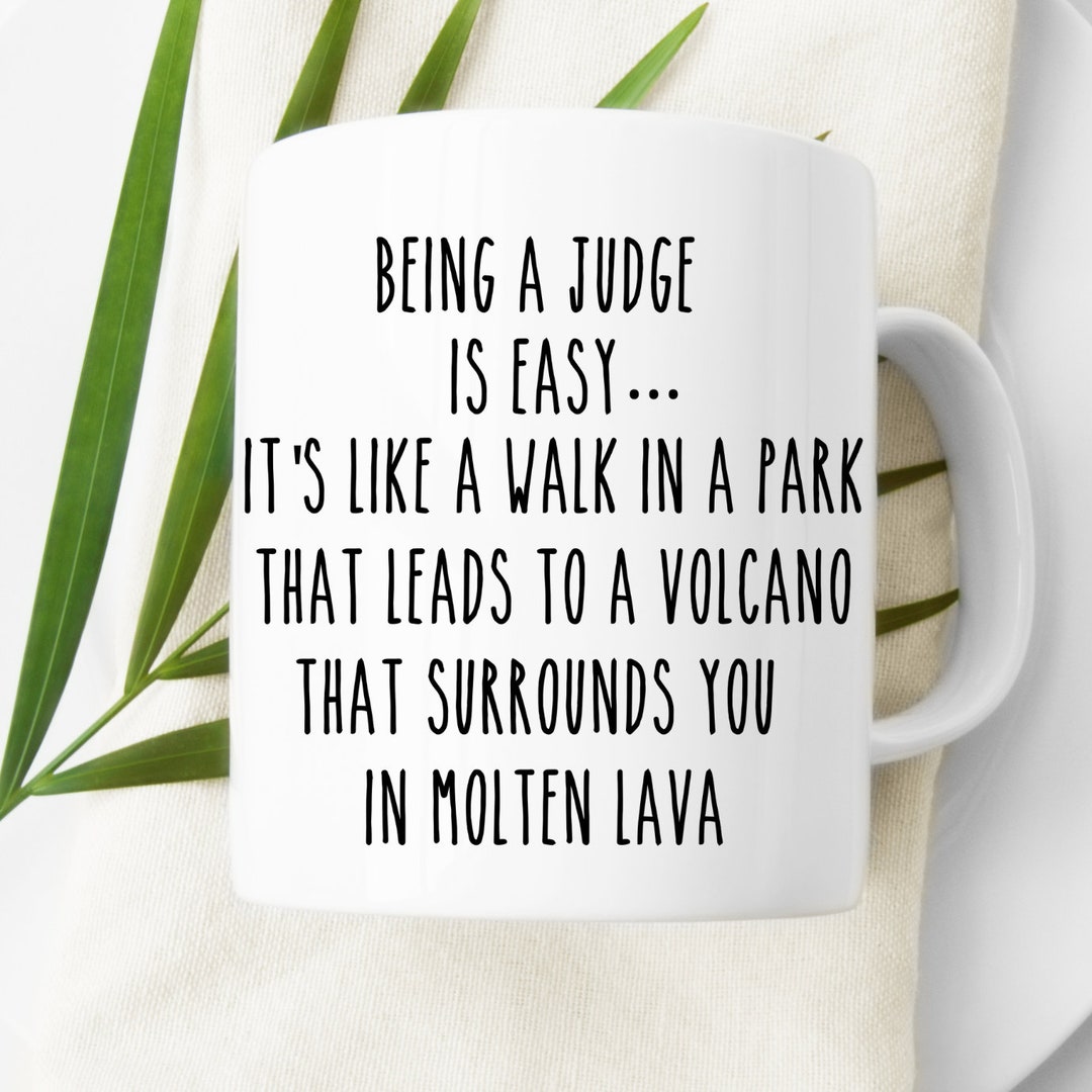 Funny Judge Mug, Gift for Judge, Judge Coffee Cup, Best Judge Gift, New ...