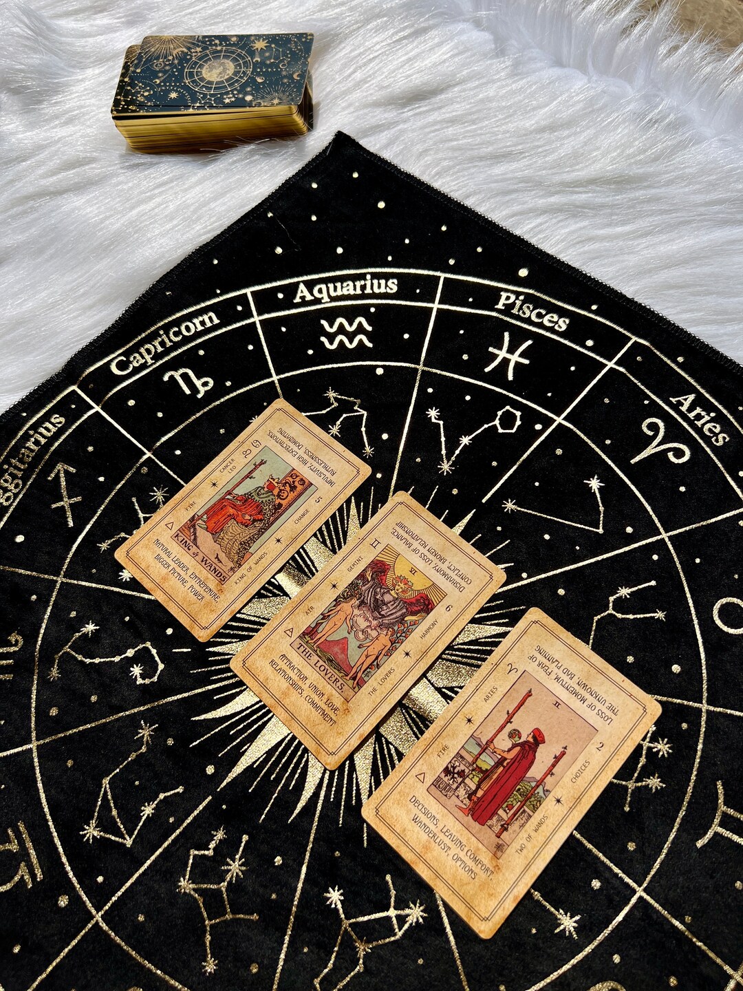 Tarot Cloth, Altar Cloth, Tarot Reader Gift, Tarot Altar Cloth, Velvet ...