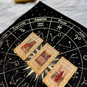 Tarot Cloth, Altar Cloth, Tarot Reader Gift, Tarot Altar Cloth, Velvet ...