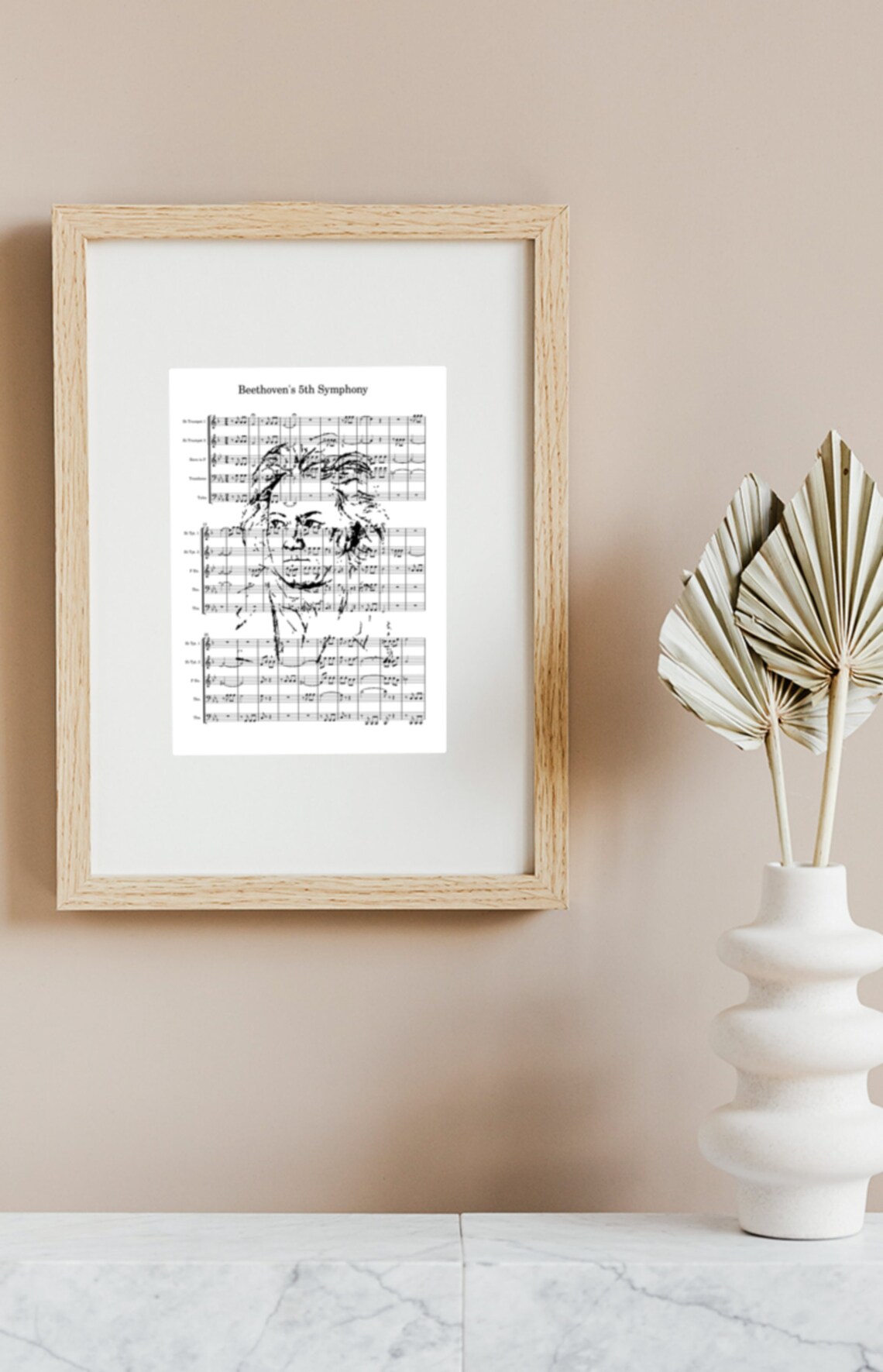 Beethoven Printable Wall Hanging | Instant Download | Printable Poster ...