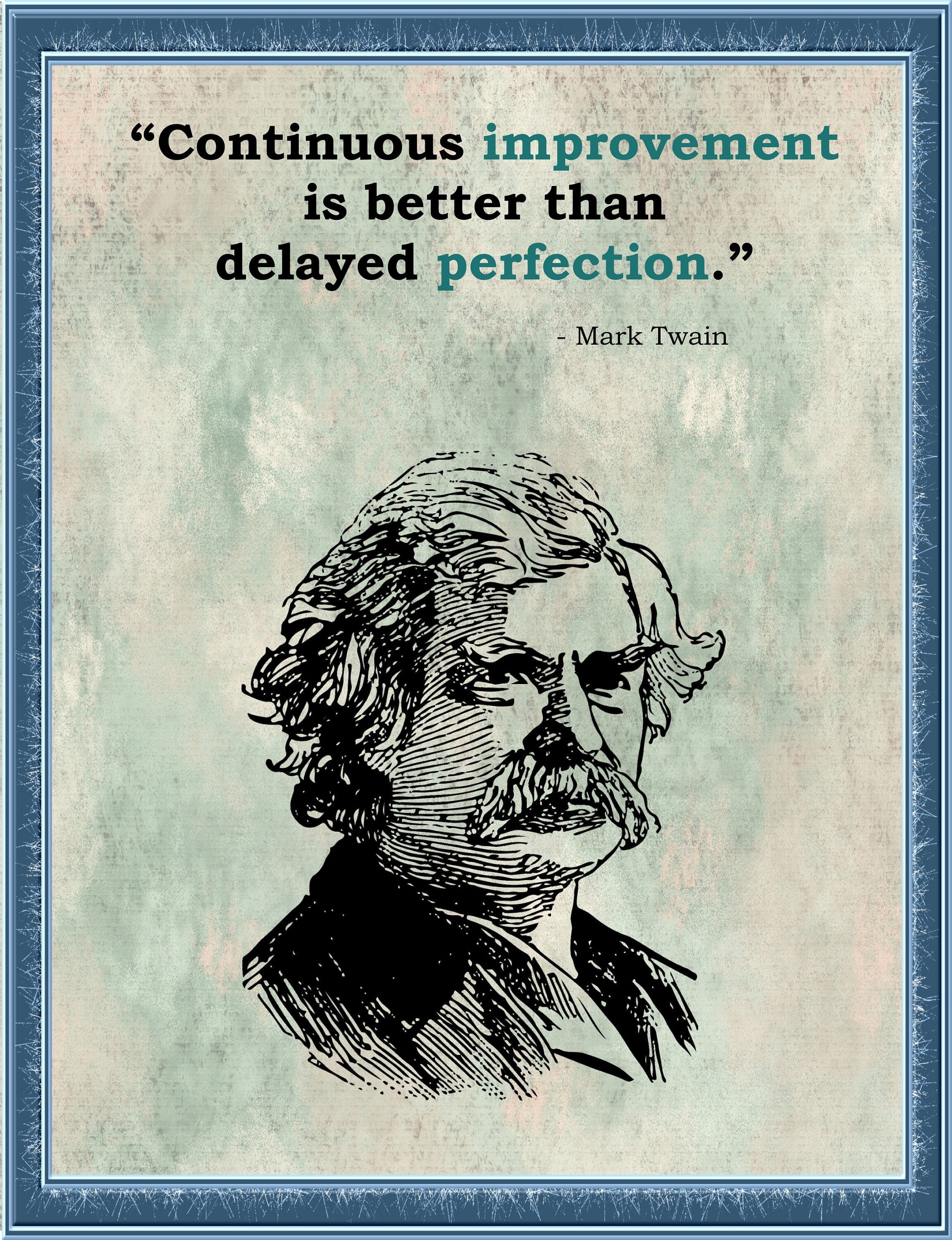 Mark Twain Inspirational Quote Print About Life Goals / DESCARGABLE ...