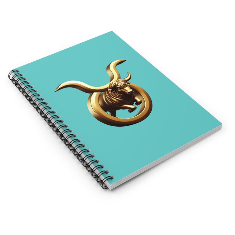 Taurus symbol Spiral Notebook Tiffany Blue - Etsy