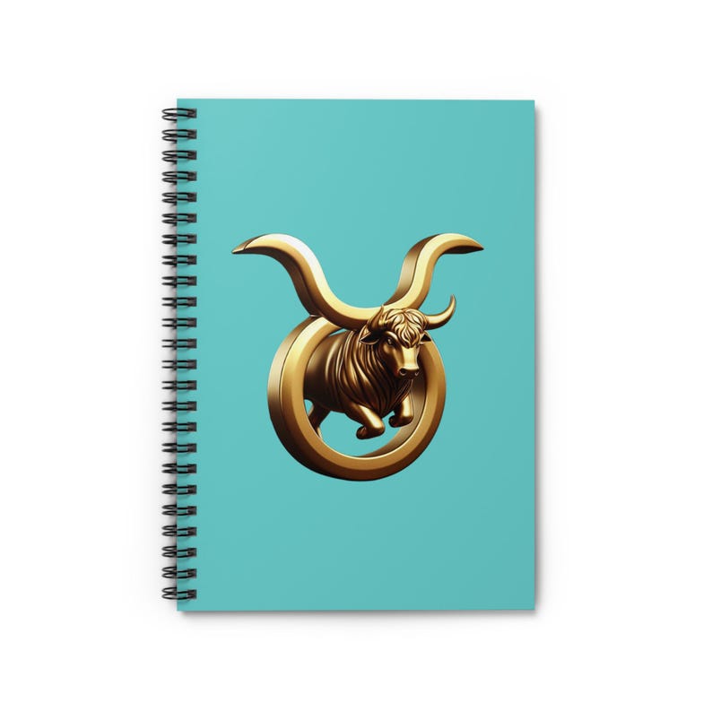 Taurus symbol Spiral Notebook Tiffany Blue - Etsy
