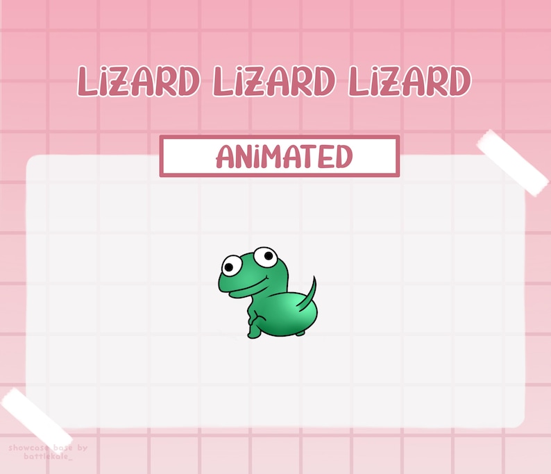 Animated Twerk Lizard Meme - Twitch - Alert - Emote - Youtube - Kick ...
