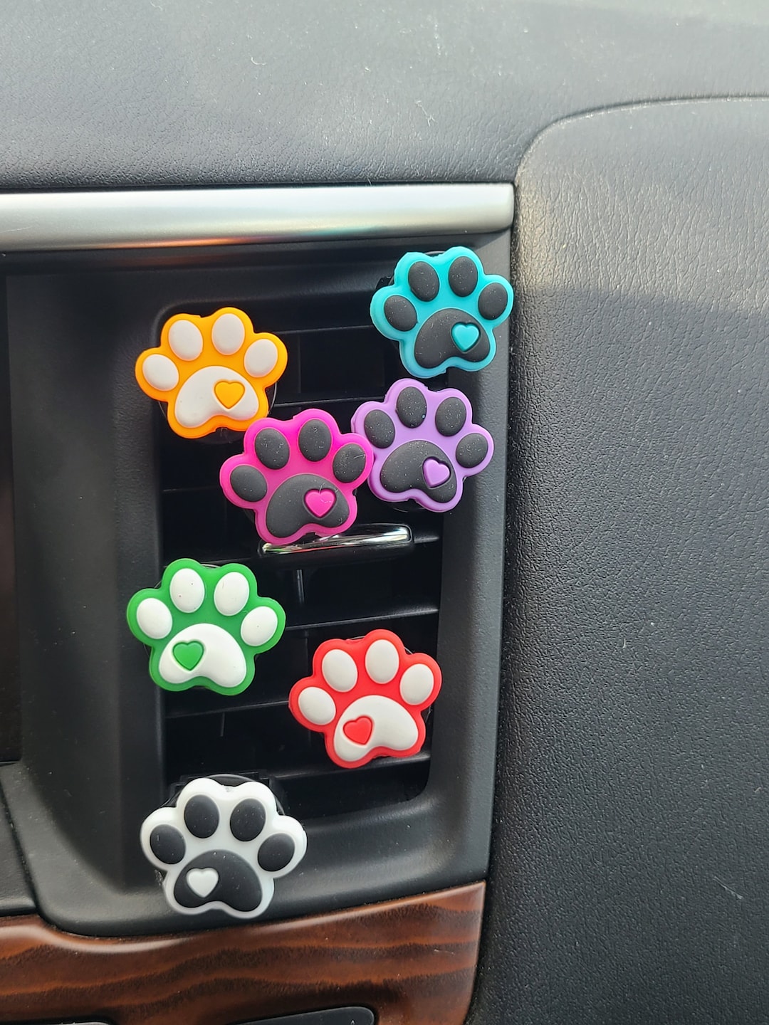 Paw Print Air Freshener for Car, Car Vent Air Freshener, Paw Vent Clip ...