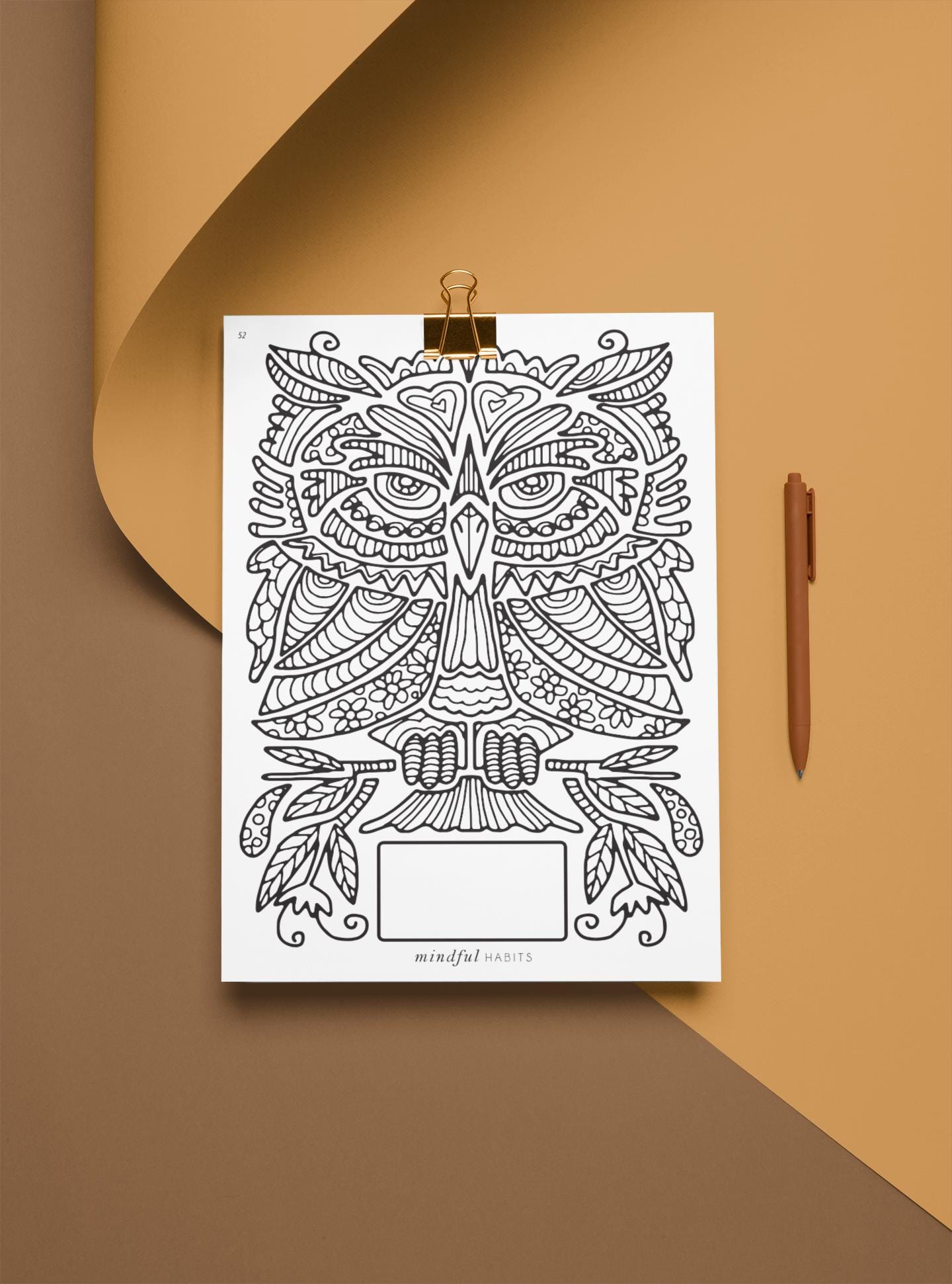 Coloring Owl 52 Week Challenge: Goal Tracker (A4 Printable PDF) - Etsy