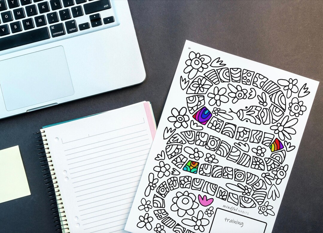 Snake Coloring Habit Tracker: 90-day Challenge (PDF) - Etsy