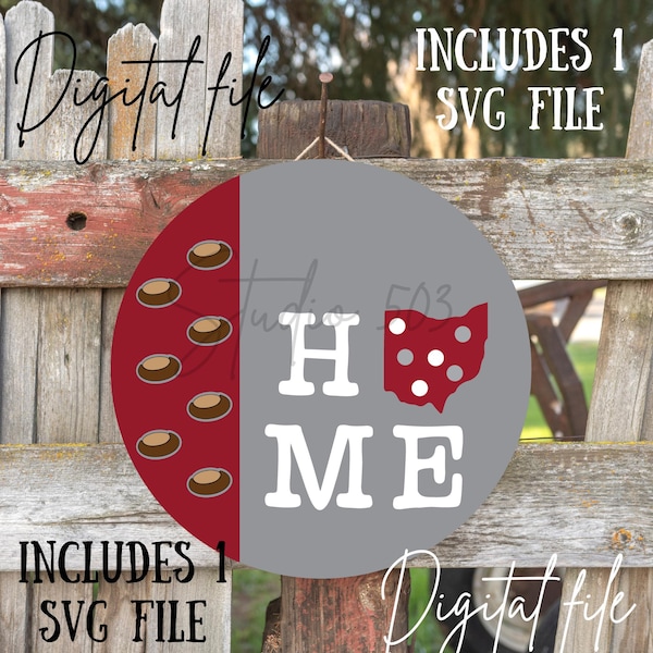 Ohio State Round Signs - Etsy