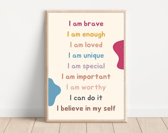 Spanish Classroom Decor Positive Affirmation Poster for | Etsy