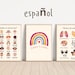Set of 3 Educational Posters,bilingual Spanish Emotion,calming Corner ...