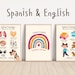 Spanish Classroom Decor for Spanish Teachers,digital Print Set Spanish ...
