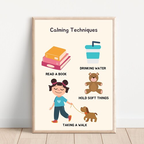 PRINTABLE Calming Techniques for Kids Calm Corner Preschool | Etsy