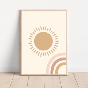 Boho Rainbow Decor 3 Set for Kids Playroom Decor. - Etsy