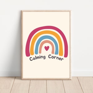 Set of 3 Educational Posters, Calm Down Corner, Calming Strategies ...