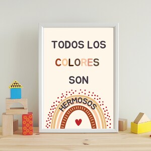 Spanish Classroom Decor for Spanish Teachers,digital Print Set Spanish ...